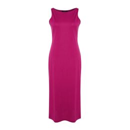 Trendyol Curve Kleid Damen Gr&ouml;&szlig;e 52 fuchsia Winterkleid