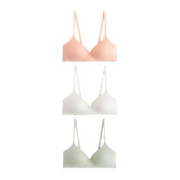 next BH Damen Gr&ouml;&szlig;e 65 pastellgr&uuml;n / apricot / wei&szlig; Sommerkleid