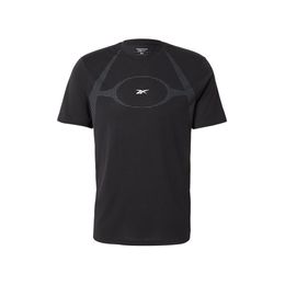 Reebok Funktionsshirt 'ATHLETE FLEX' Herren Gr&ouml;&szlig;e M grau / schwarz / wei&szlig;