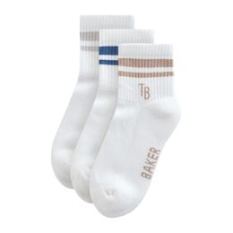 Baker By Ted Baker Socken Jungen Gr&ouml;&szlig;e 23/26 dunkelbeige / blau / grau / wei&szlig;