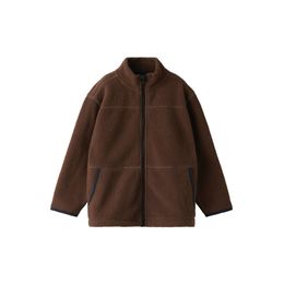 name it Fleecejacke 'NMMBULIN' M&auml;dchen Gr&ouml;&szlig;e 122/128 braun