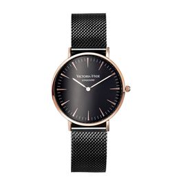 Victoria Hyde Uhr 'Metropolitan' Herren Gr&ouml;&szlig;e One Size rosegold / schwarz