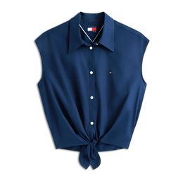Tommy Jeans Bluse Damen Gr&ouml;&szlig;e S dunkelblau
