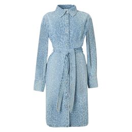 lala Berlin Kleid 'Deen' Damen Gr&ouml;&szlig;e 42 blue denim / pastellblau Winterkleid