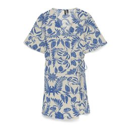 Vero Moda Maternity Umstand Kleid 'VMMJosie' Damen Gr&ouml;&szlig;e 42 blau / wollwei&szlig;