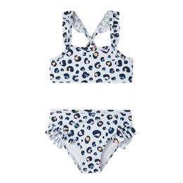 name it Bikini M&auml;dchen Gr&ouml;&szlig;e 98/104 navy / pastellblau / orange / rosa