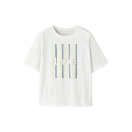 name it T-Shirt 'NKFFALALA' M&auml;dchen Gr&ouml;&szlig;e 158/164 blau / pastellgr&uuml;n / silber / wei&szlig;