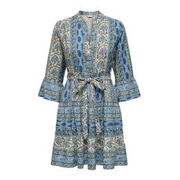 ONLY Kleid 'ONLSINA' Damen Gr&ouml;&szlig;e 38 navy / hellblau / oliv / naturwei&szlig; Sommerkleid