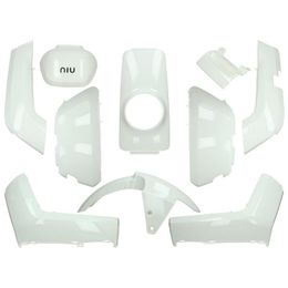 Verkleidungskit 10-teilig wei&szlig; gl&auml;nzend f&uuml;r NIU-N1, NQi-Sport