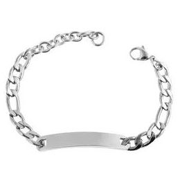 Adelia&acute;s Armband ADELIA ́S "Unisex Armband &ndash; Panzerarmband aus Edelstahl 16 cm", silber, Armb&auml;nder, Damen, 16cm, Edelstahl, Armband, Perfekt als Geschenk f&uuml;r besondere Menschen
