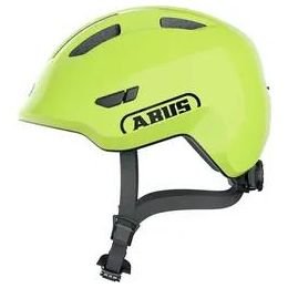 Kinderfahrradhelm Abus "SMILEY 3.0" Gr. S, gelb (shiny gelb), Helme, Kinder, S Kopfumfang: 45cm - 50cm