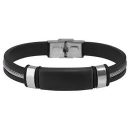 Adelia&acute;s Armreif ADELIA ́S "Herren Armband &ndash; Armreif aus Silikon 21 cm", schwarz, Armb&auml;nder, Herren, 21cm, Synthetik, Armreif, Ein Geschenk, das Freude macht