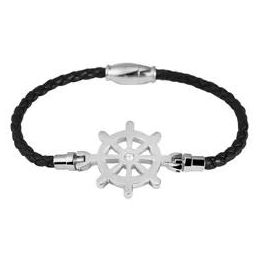 Adelia&acute;s Armband ADELIA ́S "Damen Armband &ndash; Textilarmband aus Leder 18 cm", schwarz, Armb&auml;nder, Damen, 18cm, Leder, Armband, Zum Verschenken &ndash; ideal zum Jubil&auml;um