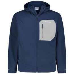 Gro&szlig;e Gr&ouml;&szlig;en Columbia Softshelljacke, wasserabweisend und winddicht Farbe dunkelblau Gr&ouml;&szlig;e: 6XL