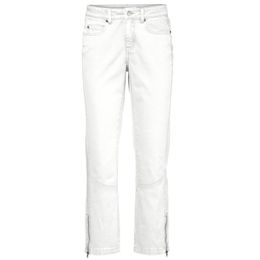 Heine Witt Damen R&ouml;hrenhose mit Bauchweg-Einsatz vorn, offwhite, Gr&ouml;&szlig;e 19