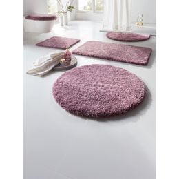 HEINE HOME Witt Badgarnitur, mauve, Gr&ouml;&szlig;e 47x50 cm + 45x50 cm - Deckelbezug + WC Vorlage ohne Ausschnitt