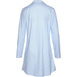 Vivance Dreams Damen Nachthemd, blau-wei&szlig;, Gr&ouml;&szlig;e 36/38