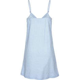Vivance Dreams Damen Neglig&eacute;, blau-wei&szlig;, Gr&ouml;&szlig;e 32/34