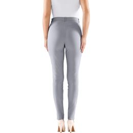 Stehmann Comfort line Damen Stretch-Hose mit Zier-Taschen vorne, grau, Gr&ouml;&szlig;e 20