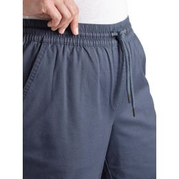 sheego Damen Chinohose mit Gummibund und Bindeband, rauchblau, Gr&ouml;&szlig;e 46