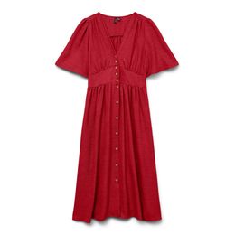 Vero Moda Curve Kleid 'VMCMelaney' Damen Gr&ouml;&szlig;e 54 rot Sommerkleid