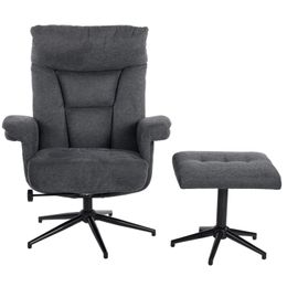 DUO Relaxsessel mit Hocker LA SERENA