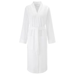 Unisex-Bademantel OTTO HOMEwei&szlig;, Baumwolle, Hausm&auml;ntel, "Vanessa, ideal f&uuml;r Sauna & Spa, Hotelbademantel, Morgenmantel", Taschen, Damen & Herren,