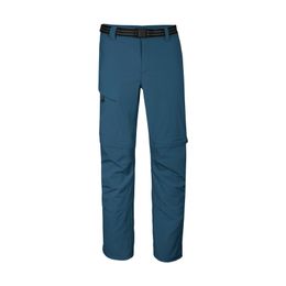 Killtec Herren Zip-off-Hose "KOS 13 MN PNTS"ocean, Gr. 58, Obermaterial: 100% Polyester, Hosen, wasserabweisend, schnelltrocknend, abzippbare Beine,