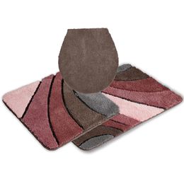 Badematte OTTO HOME, H:20mm, rosa, Polyester, Badematten, "Josie, Badvorleger, Badezimmer Teppich", Badteppich, Badematten, rechteckig, rund & als