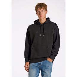 LINDBERGH Herren Hoodie "Hoodie Oversize Fit", schwarz, Gr. M, unifarben, Obermaterial: 70% Baumwolle, 30% Polyester, Sweatshirts
