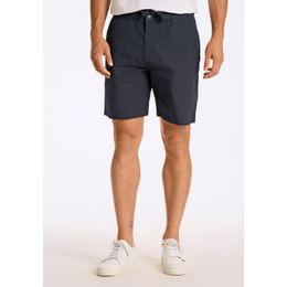 LINDBERGH Herren Shorts "Freizeitshorts Wide Fit", blau, Gr. S, unifarben, Obermaterial: 98% Baumwolle, 2% Elasthan, Hosen