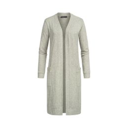 CLOUD 5IVE Damen Strickjacke "CLOUD 5IVE Longform Viskose Cardigan mit 2 seitl. Taschen"gr&uuml;n, Gr. XS, unifarben, 50% Viskose, 25% Polyamid, 20%