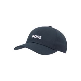 BOSS Herren Baseball Cap "Zed", blau, bestickt, unifarben, Twill, Baumwolle, Caps, mit Logostickerei, Unisex