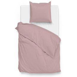 Bettw&auml;sche ZO HOME, rosa, Mako-Satin, Obermaterial: 100% Baumwolle, Bettw&auml;sche, "Zohome Baumwolle Mako-Satin Bettw&auml;sche Satinado", Bettw&auml;sche aus