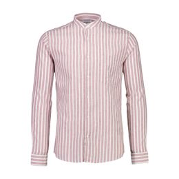 LINDBERGH Herren Leinenhemd "Leinenhemd Slim Fit", rosa, Gr. XL, Obermaterial: 55% Leinen, 45% Baumwolle, Hemden