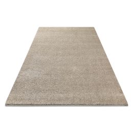 Teppich Wecon Home, B:80cm H:25mm L:230cmsand beige, Polyester, Wohnzimmer, Teppiche, "Wogh", Kurzflor, maschinell gewebt, robust, Wohn- &