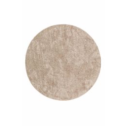 Teppich Esprit, H:30mm &Oslash;:200cmsand beige, Polypropylen, Wohnzimmer, Teppiche, "Swagger Shag", Shaggy, flauschig, modern, getuftet, hochflor,