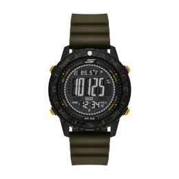 Skechers Herren Chronograph "Adventure Sport", gr&uuml;n, Armbanduhren, Quarzuhr, Armbanduhr, Herrenuhr, Silikonarmband, digital, Tag