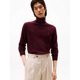 Tommy Hilfiger Herren Rollkragenpullover "PIMA ORG CTN CASHMERE ROLL NECK"deep burgundy, Gr. XXL, Obermaterial: 92% Baumwolle, 8% Kaschmir, Pullover