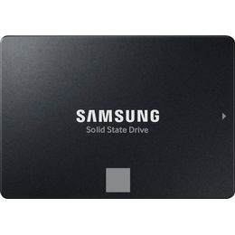 Samsung interne SSD "870 EVO", 2 TB, Schreibgeschwindigkeitmaximal 530 MB/s Lesegeschwindigkeitmaximal 560 MB/s, schwarz, Festplatten