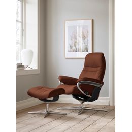 Relaxsessel stressless, B:92cm H:105cm T:80cm, braun, Leder PALOMA: PALOMA ist ein durchgef&auml;rbtes Semianilin-M&ouml;belleder mit nat&uuml;rlicher Narbung.,
