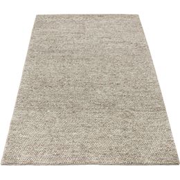 Wollteppich OTTO HOME, B:200cm H:14mm L:200cm, beige, Wolle, Wohnzimmer, Teppiche, "Wolly, Wolle", handgewebt, Handweb Teppiche, Wohnzimmer,