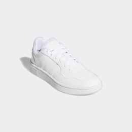 Damen Sneaker "HOOPS 3.0", adidas Sportswear, Gr. 41, wei&szlig;, Synthetik, Textil, Schuhe