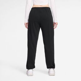 Nike Sportswear Damen Sporthose "W NSW CHLL FT JGGR PANT"schwarz, schwarz,, Gr. XXL, Obermaterial: 70% Baumwolle, 30% Polyester, Hosen, aus Baumwolle