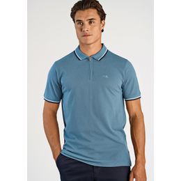LINDBERGH Herren Poloshirt "Poloshirt Relaxed Fit", blau, Gr. S, unifarben, Obermaterial: 100% Baumwolle, Shirts