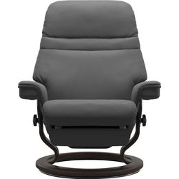 Relaxsessel stressless, B:79cm H:103cm T:78cm, grau, Leder BATICK: BATICK ist ein leicht korrigiertes, durchgef&auml;rbtes und genarbtes M&ouml;belleder, bei
