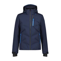 Icepeak Herren Skijacke "H SKIJACKE FOLEY", blau, Gr. 58, unifarben, Softshell, Obermaterial: 88% Polyester, 12% Elasthan, Jacken, wasserabweisend,