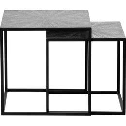 Beistelltisch, H:40cm, grau, Mirrors and More, Wohnzimmer, Tische, "SHANIA"