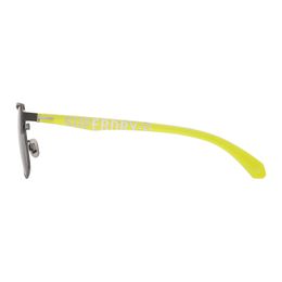 Superdry Herren Sonnenbrille "Modell 995064", grau, matt, Sonnenbrillen, Form Pilot, Logoschriftzug auf B&uuml;gel, Kombifassung
