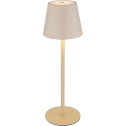 OTTO HOME LED Tischleuchte "Alennia Akkuleuchte inkl. Flaschenaufsatz", 1, &Oslash; 11,5cm H: 35,5cm, 1 Stk., beige, Leuchten, stufenloser Touchdimmer,